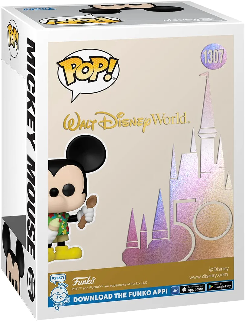 Walt Disney World 50th Anniversary #1307 - Aloha Mickey - Funko Pop! D ...